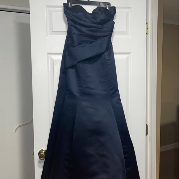 Bill Levkoff | Dresses | Bill Levkoff Dark Navy Dress | Poshmark